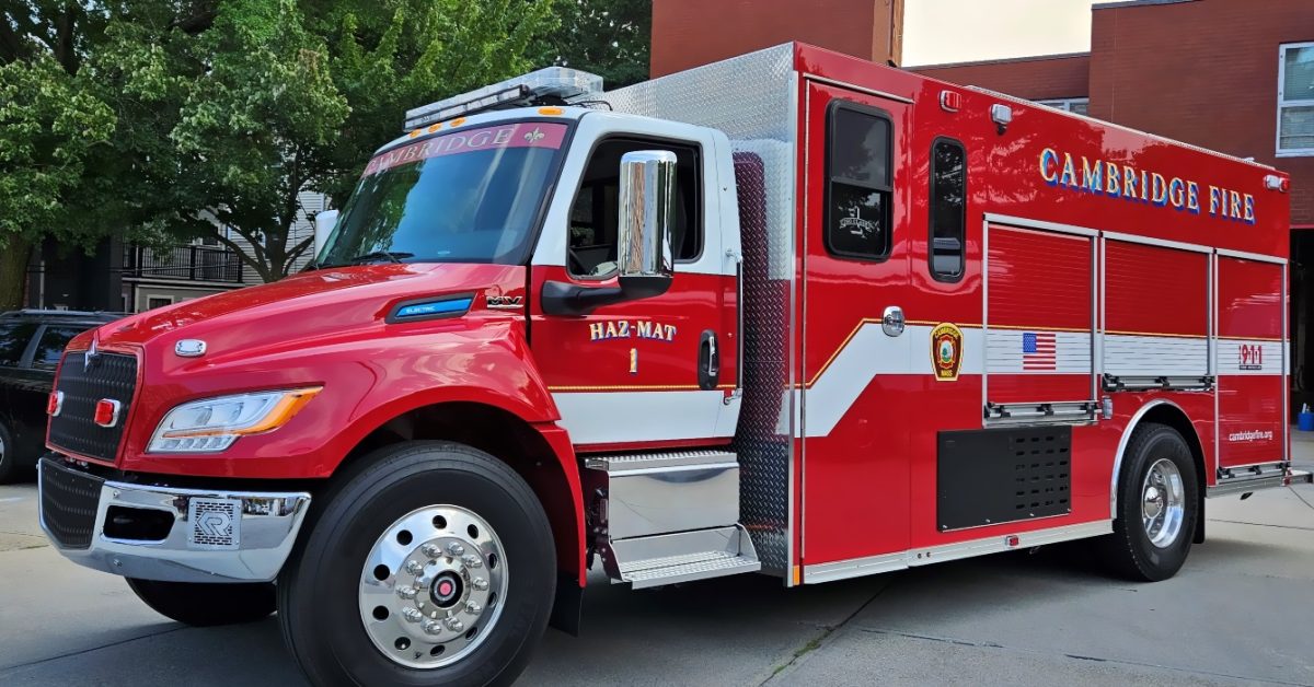 Cambridge FD first to put electric fire truck in service - EV Car Site